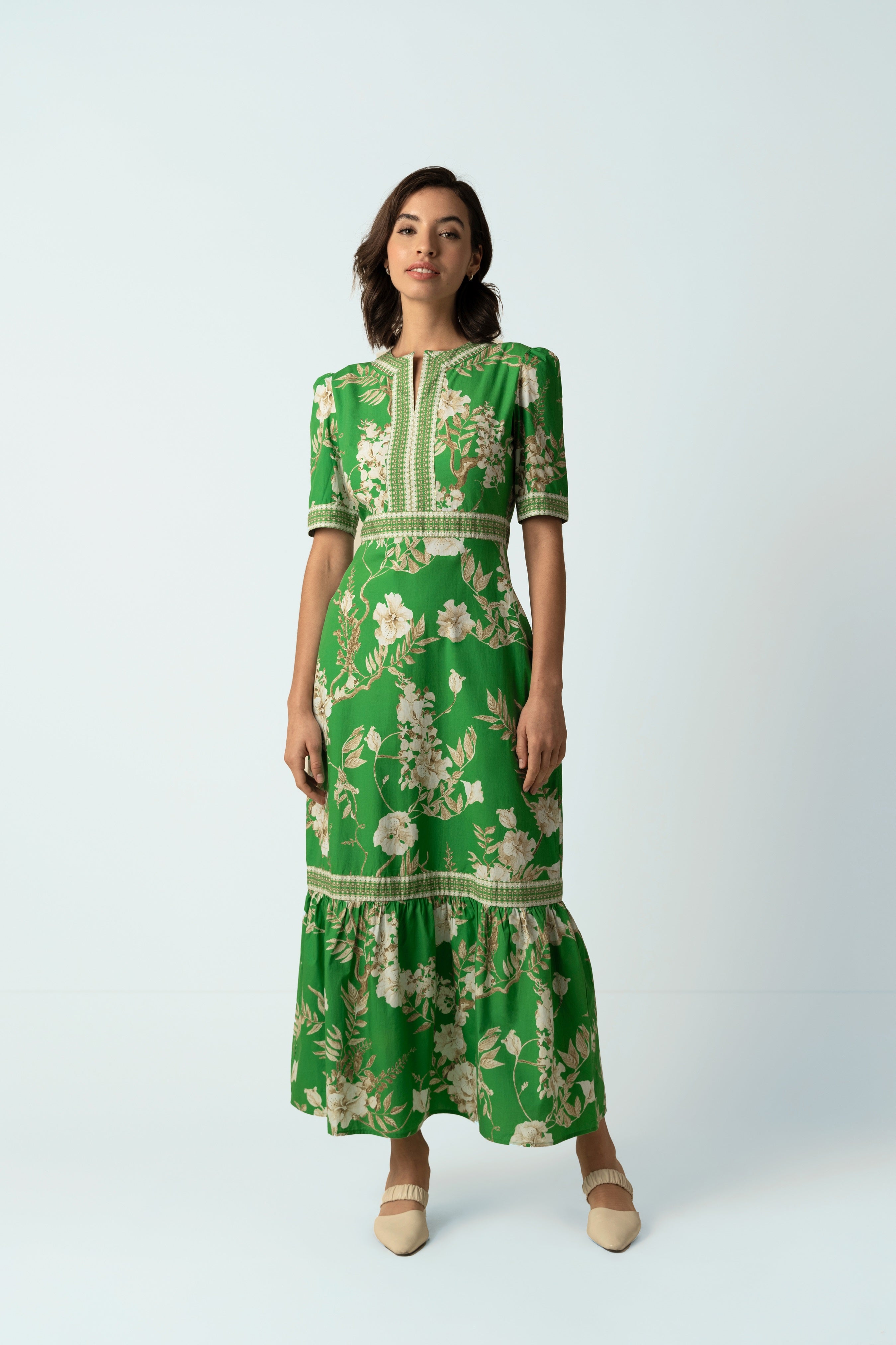 Darcie Green Dress – Raishma