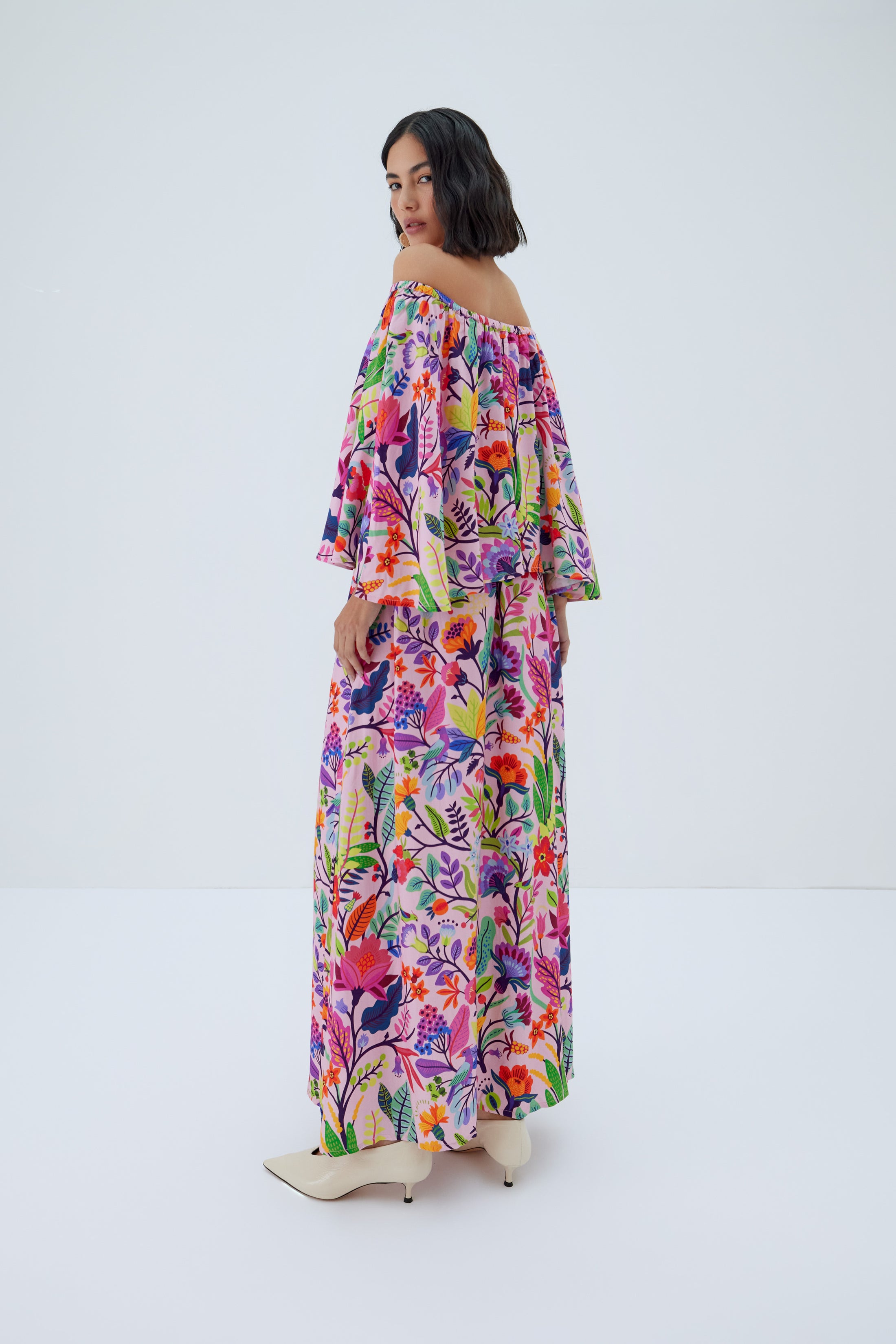 Adela Printed Dress | RAISHMA STUDIO UK – Raishma